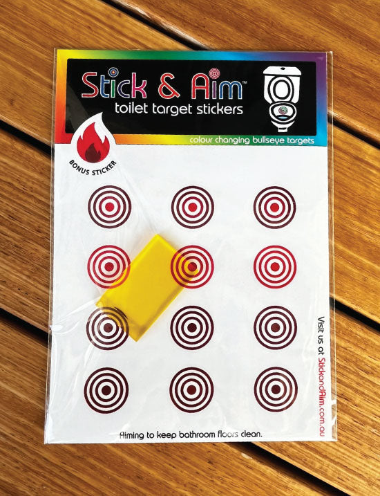 Colour Change Bullseye Pack – Stick & Aim